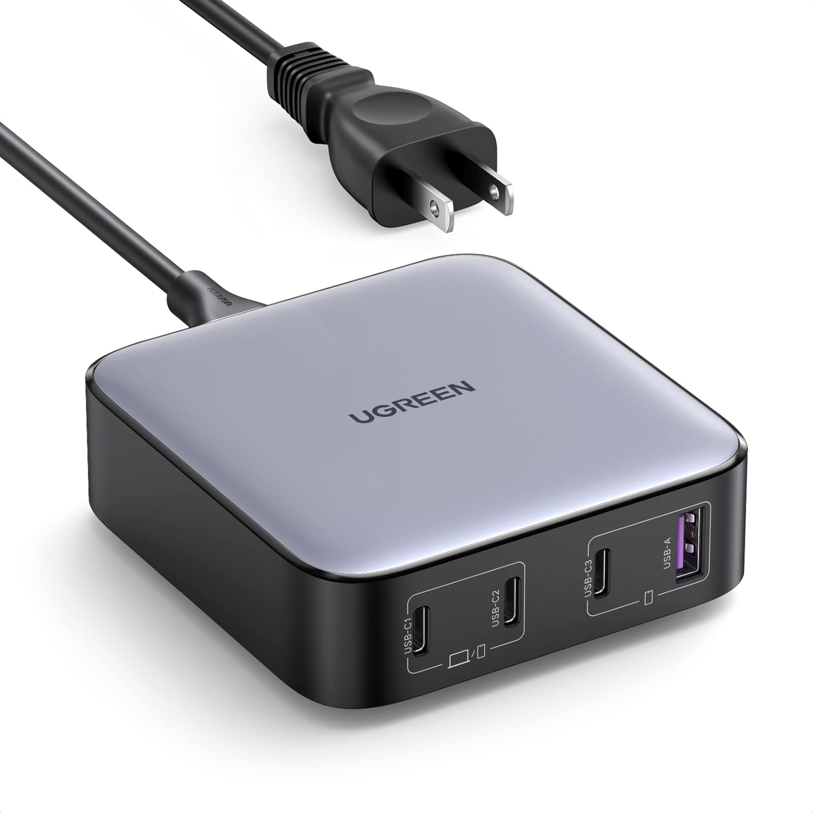 Amazon | UGREEN Uno 100W 充電器 PD ロボット型 4ポート USB-C ×3、USB-A×1typec usb ...