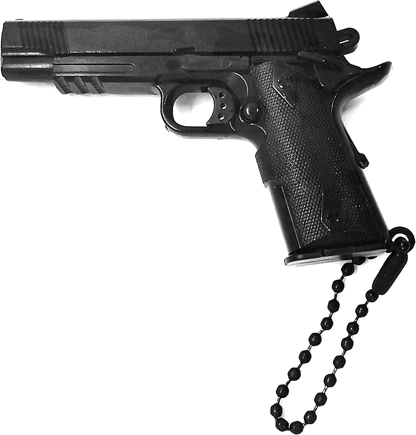 DoxiGlobal 1911 Pistol Shape Keychain 1:3 Gun Model Metal Key ...