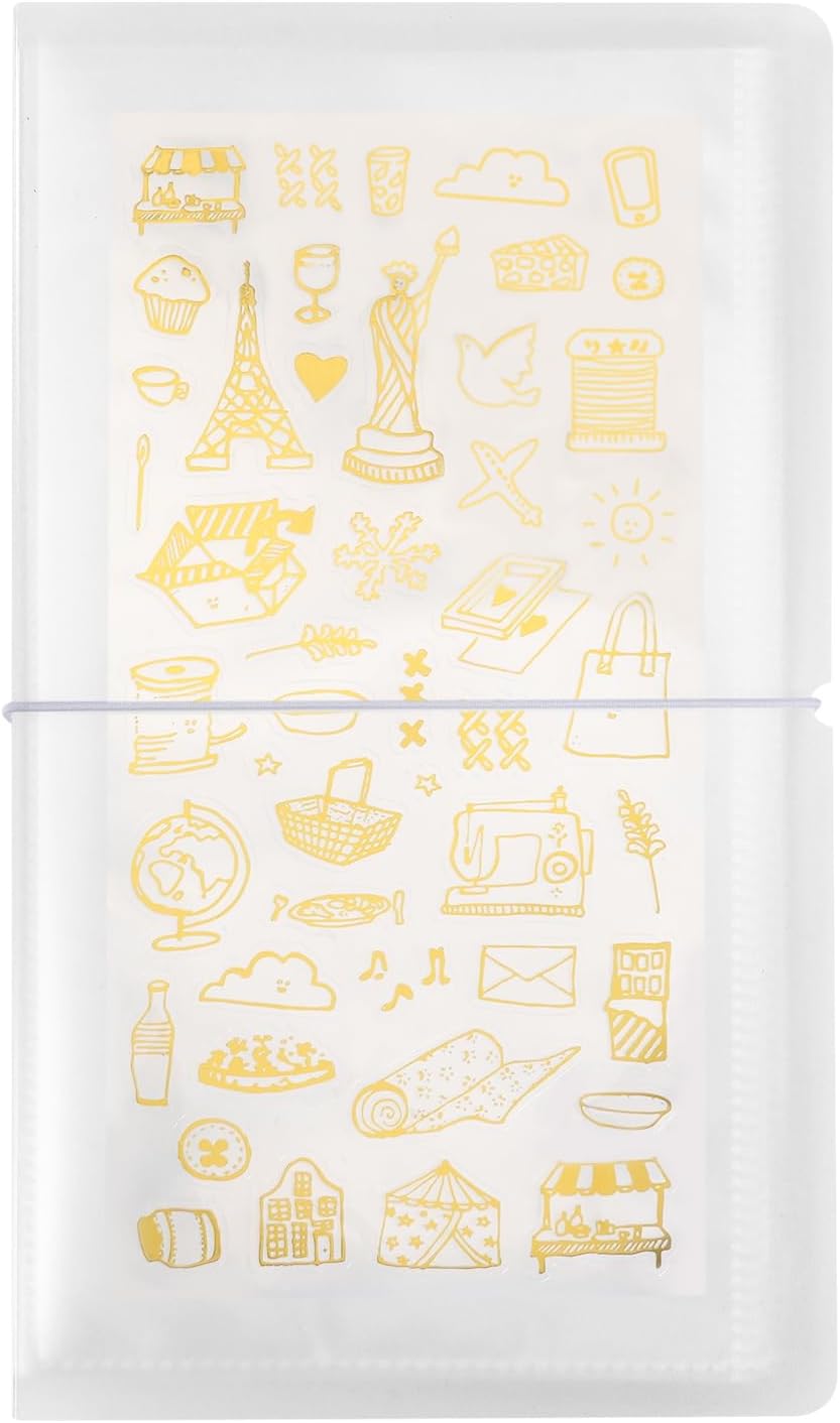 Amazon.com: Clear Sticker Storage Album Sticker Organizer Storage ...