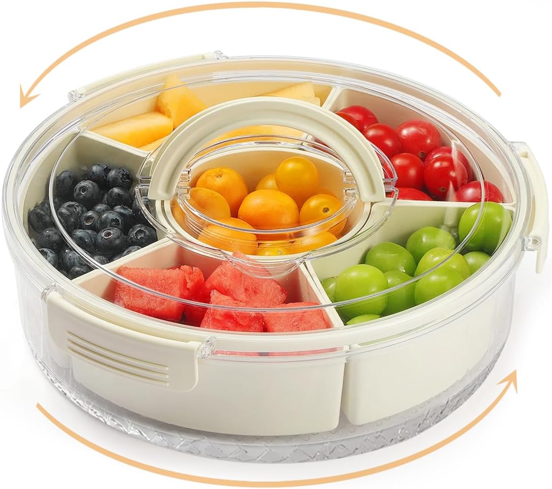 Amazon.com | SUNBABA Creative Turntable Storage Organizer Rotating ...