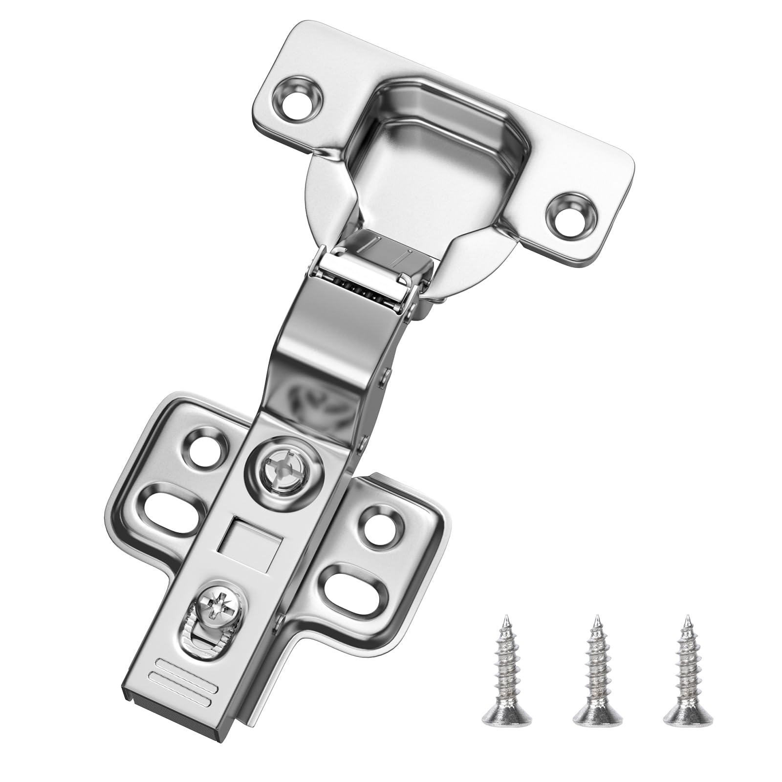 Snapklik.com : 40 Pack Inset Soft Close Cabinet Hinges, Frameless Inset ...