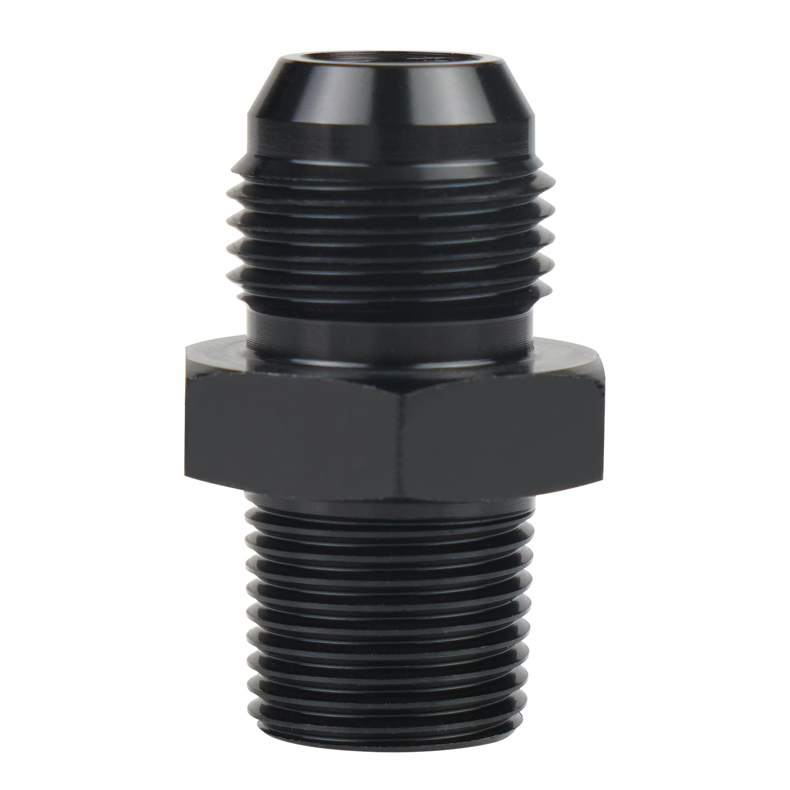 Snapklik.com : 8AN Male Flare To 3/8 NPT Pipe Fitting Adapter Aluminum ...