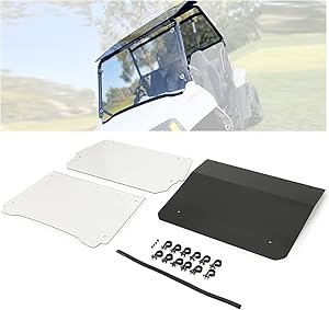 Amazon.com: HECASA Front and Rear Windshield & Roof Compatible with ...