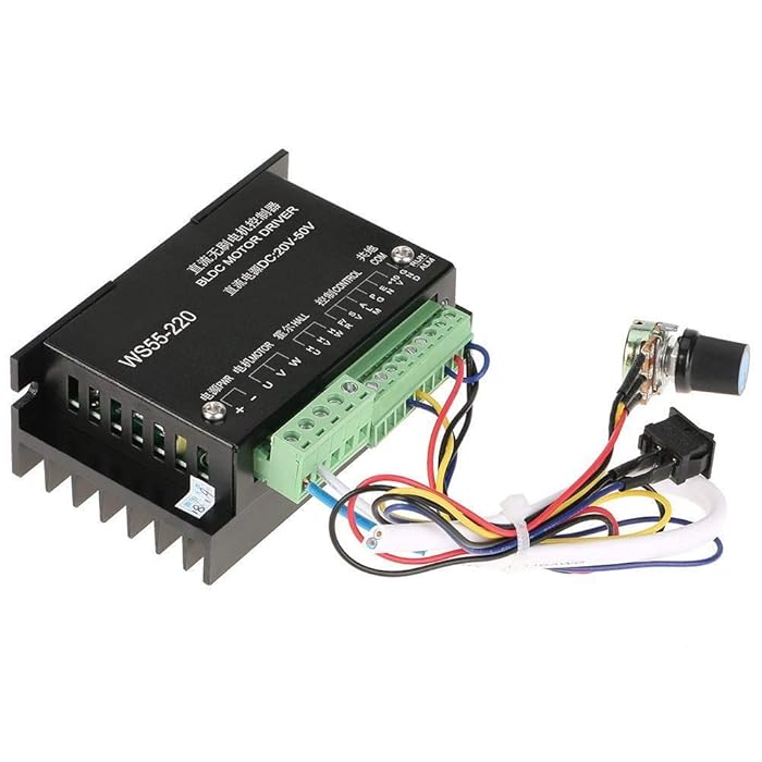 Buy Electronic module DC Motor Driver DC 48V 500W Brushless Spindle 3 ...