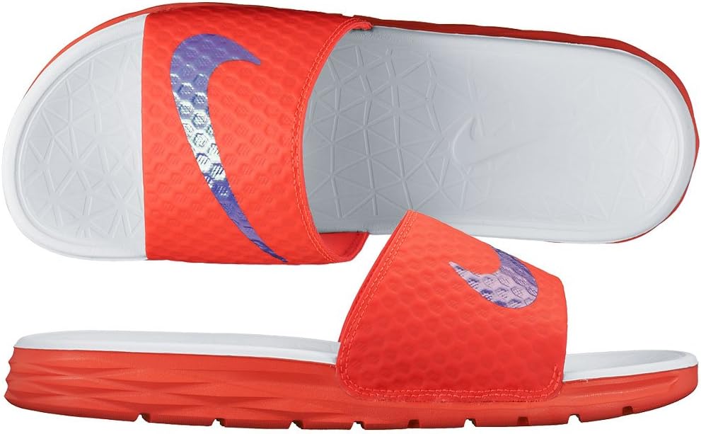 Amazon.com: NIKE Mens Benassi Solarsoft 2 SCR Slide 12 US, Crimson ...