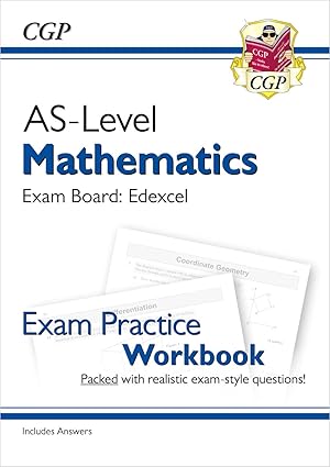 AS-Level Maths Edexcel Exam Practice Workbook (includes Answers): for ...