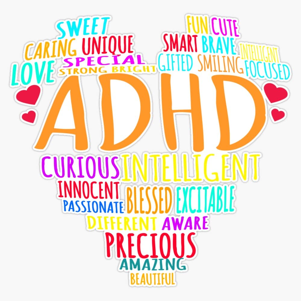 Amazon.com: Vision Signs ADHD Awareness Support ADD Attention Disorder ...