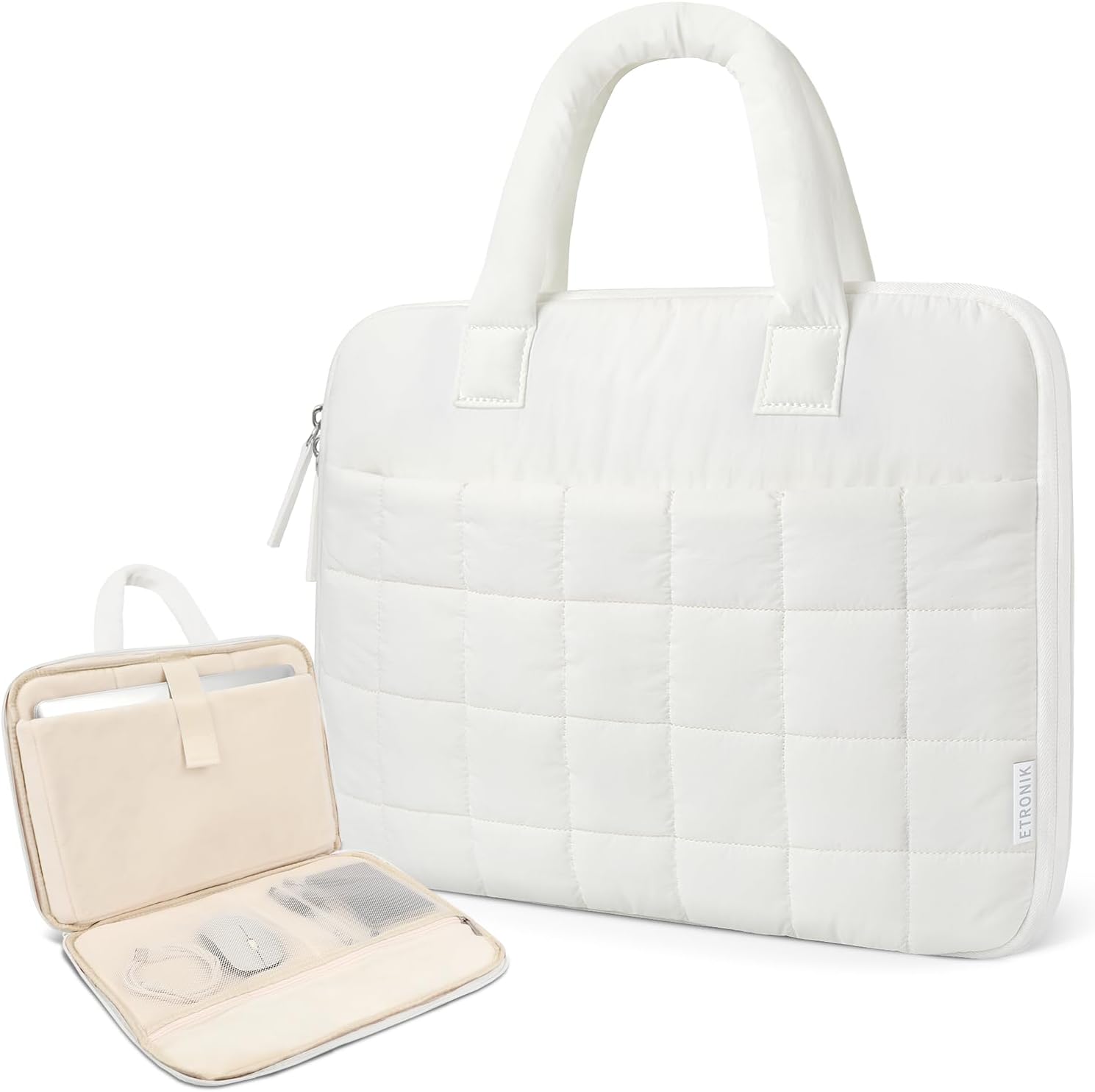 Amazon.com: ETRONIK Laptop Case Sleeve, TSA Puffy Laptop Sleeve 15-16 ...