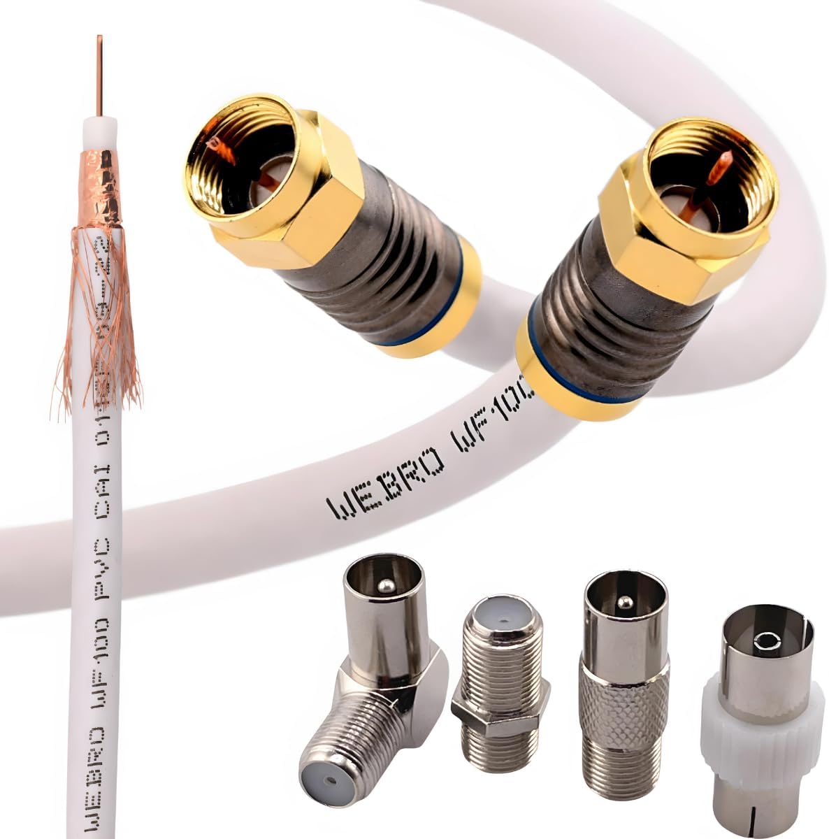 The One Stop Sat Shop ® 10 Metre Length of Webro WF100 Single Core all ...