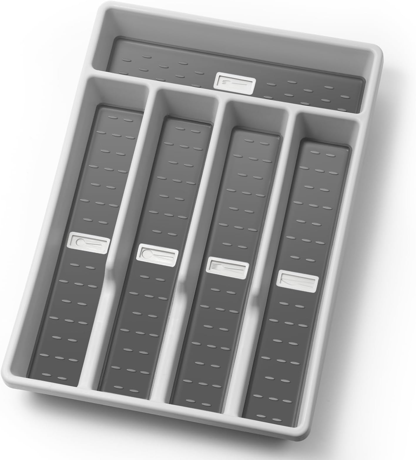 Amazon.com - madesmart Value Mini Silverware Tray, White - Flatware Trays