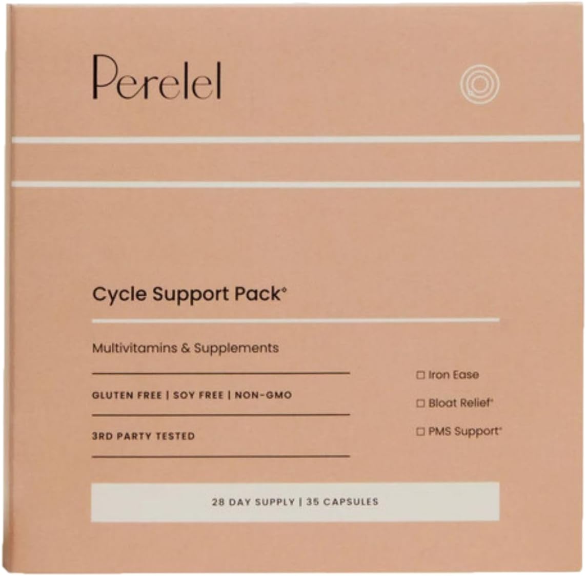 Amazon.com: Perelel Cycle Support Pack - 3 Core Vitamins for Women - A ...