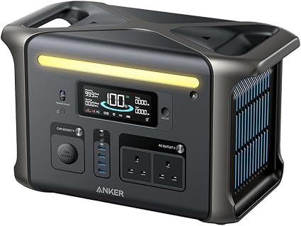 Anker SOLIX F1500 Portable Power Station, 1800W Solar Generator ...