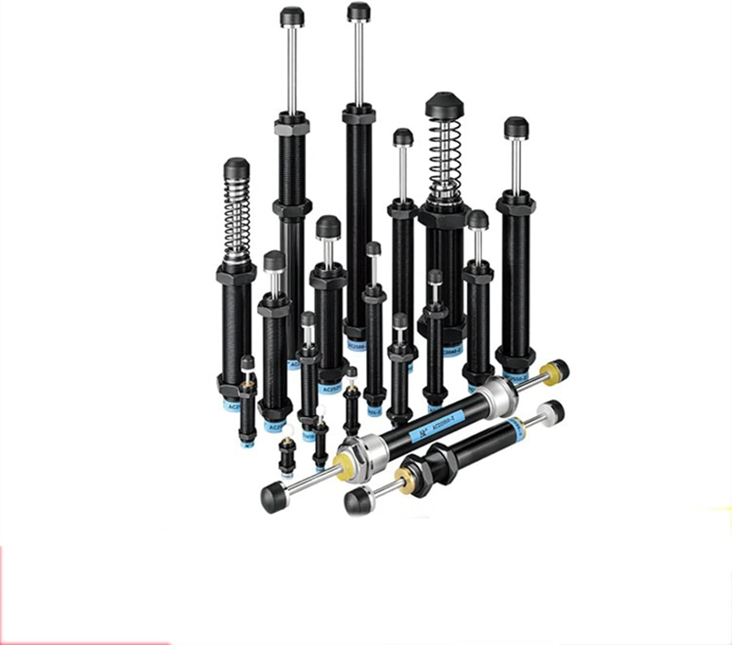 Pneumatic cylinder Hydraulic Shock Absorber AC Automatic Compensation ...