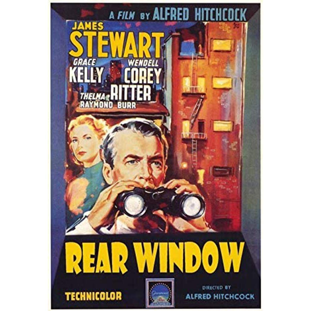 Alfred Hitchcock Movie Posters Rear Window