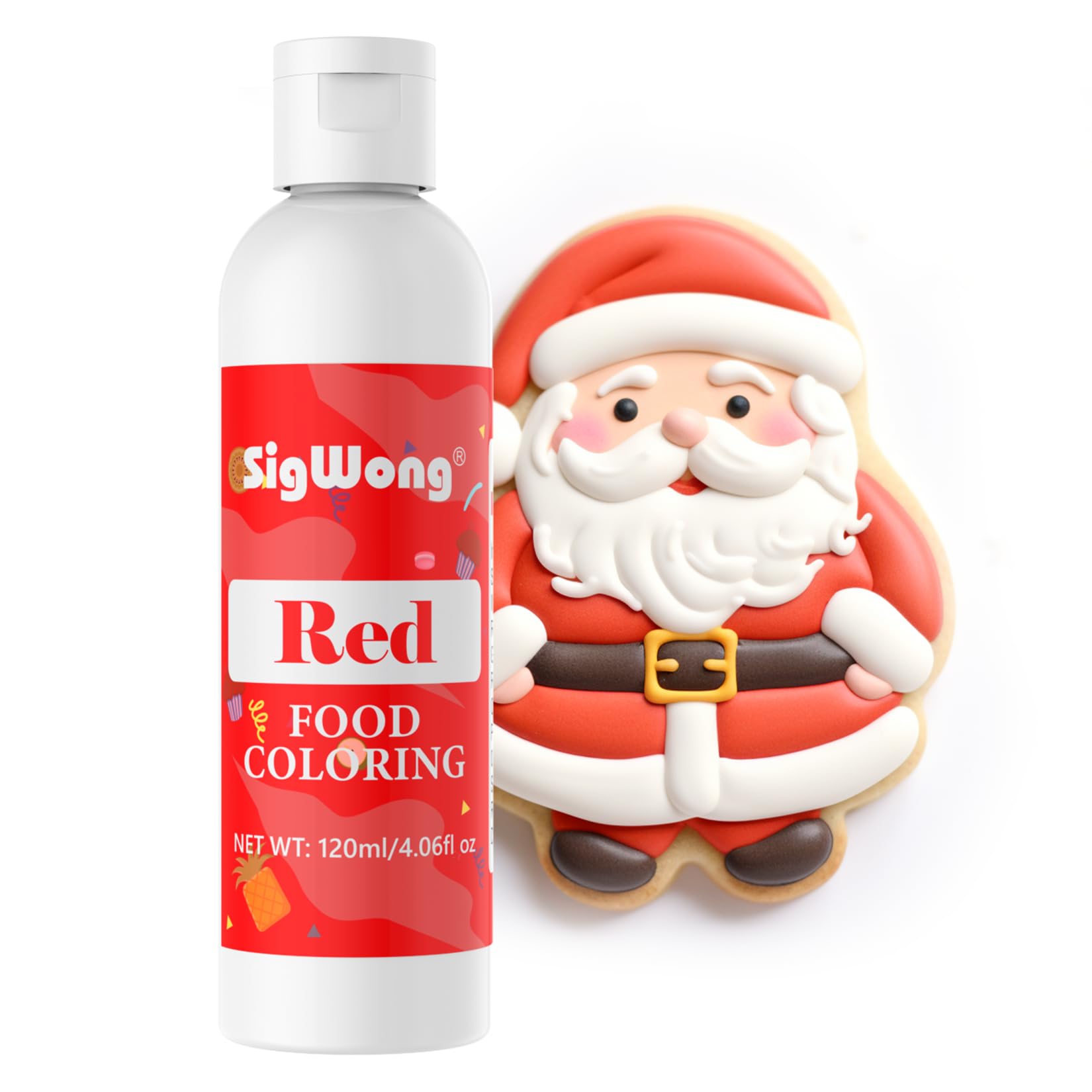 Amazon.com : Food Coloring - 120ml Red Liquid Food Coloring, Upgraded ...