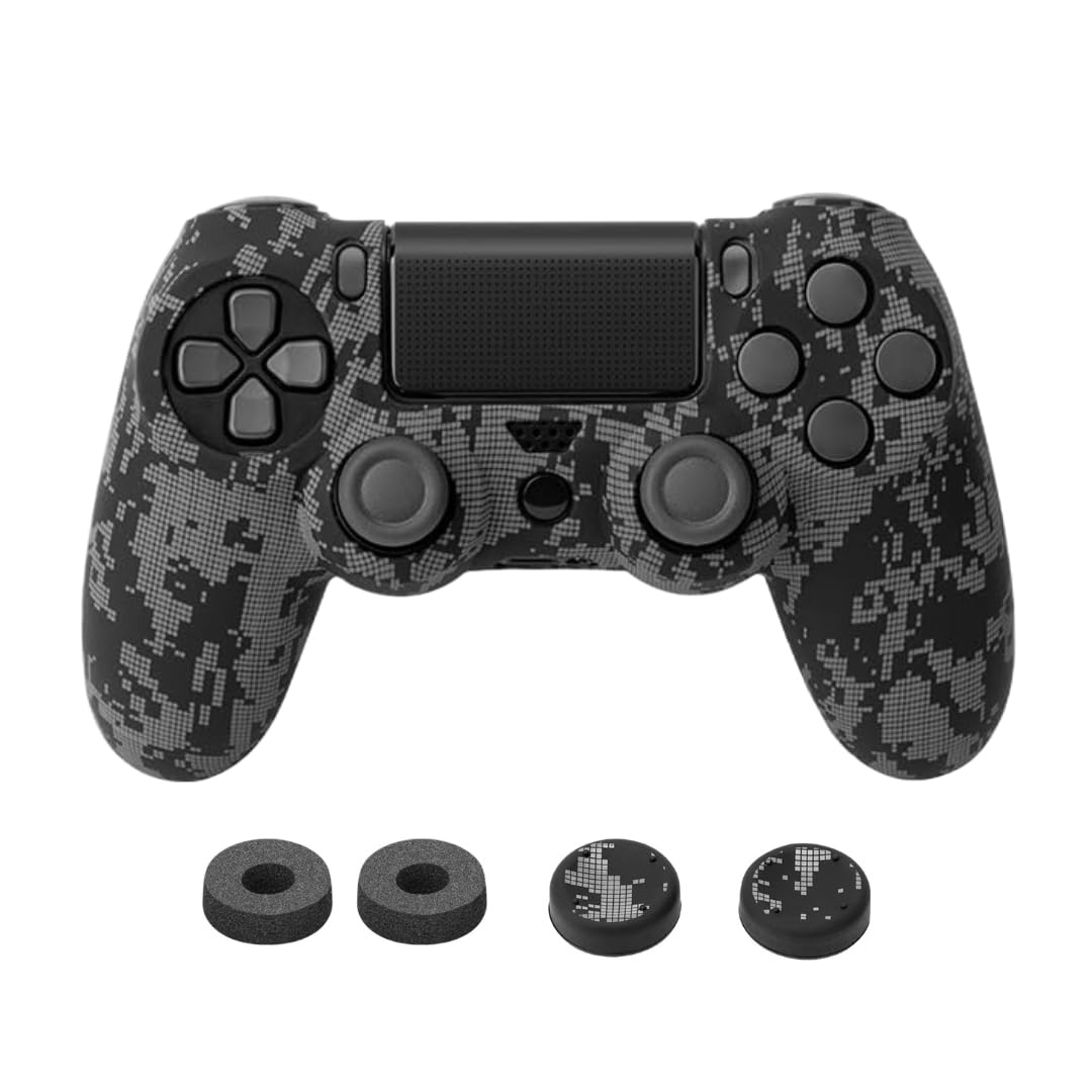 Amazon.com: NiTHO Controller Silicone Case Cover Set for PS4, 1x Rubber ...