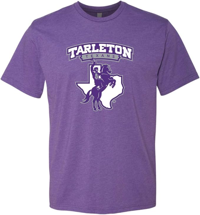 Amazon.com: CreateMyTee | Premium Purple Tarleton Texans Full Logo ...
