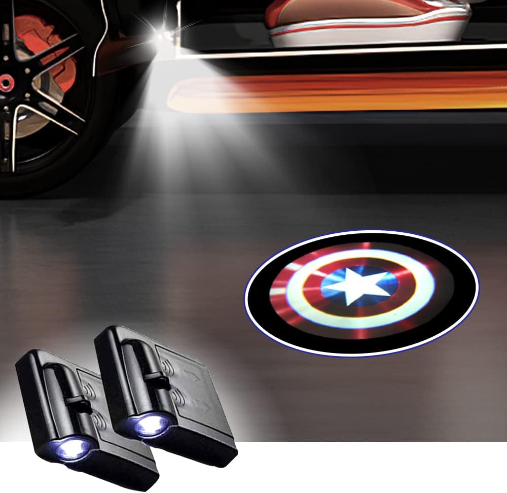 Amazon.com: FUNGORGT 2 PCS Car Door Lights Logo Projector Universal Car ...