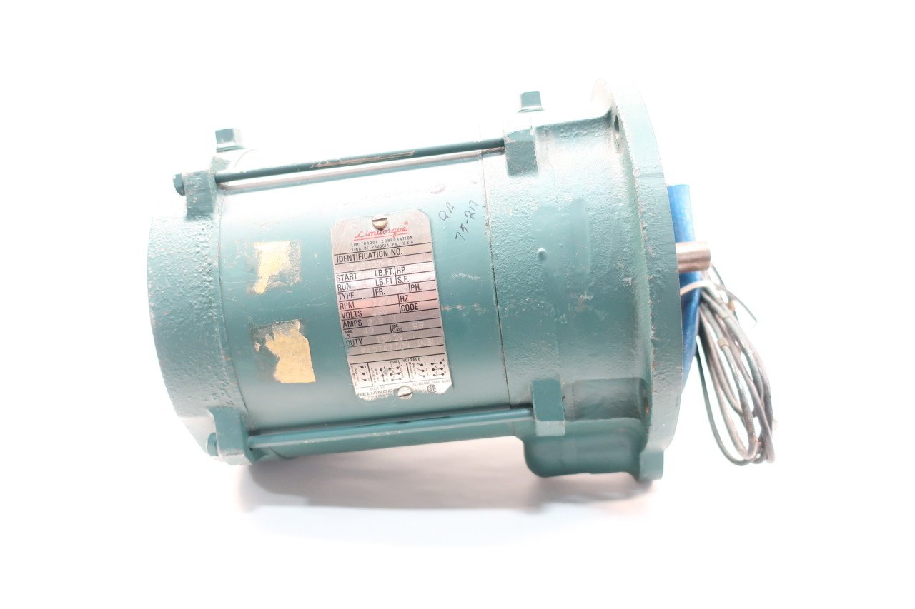 RELIANCE 716207-SA LIMITORQUE AC Motor L56 1700RPM 3PH 0.7HP 480V-AC ...
