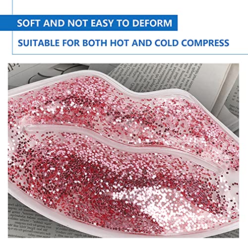 Lip Mask, Reusable Ice Pack, Lip Shaped Lip Ice Pack, Leakage Proof ...