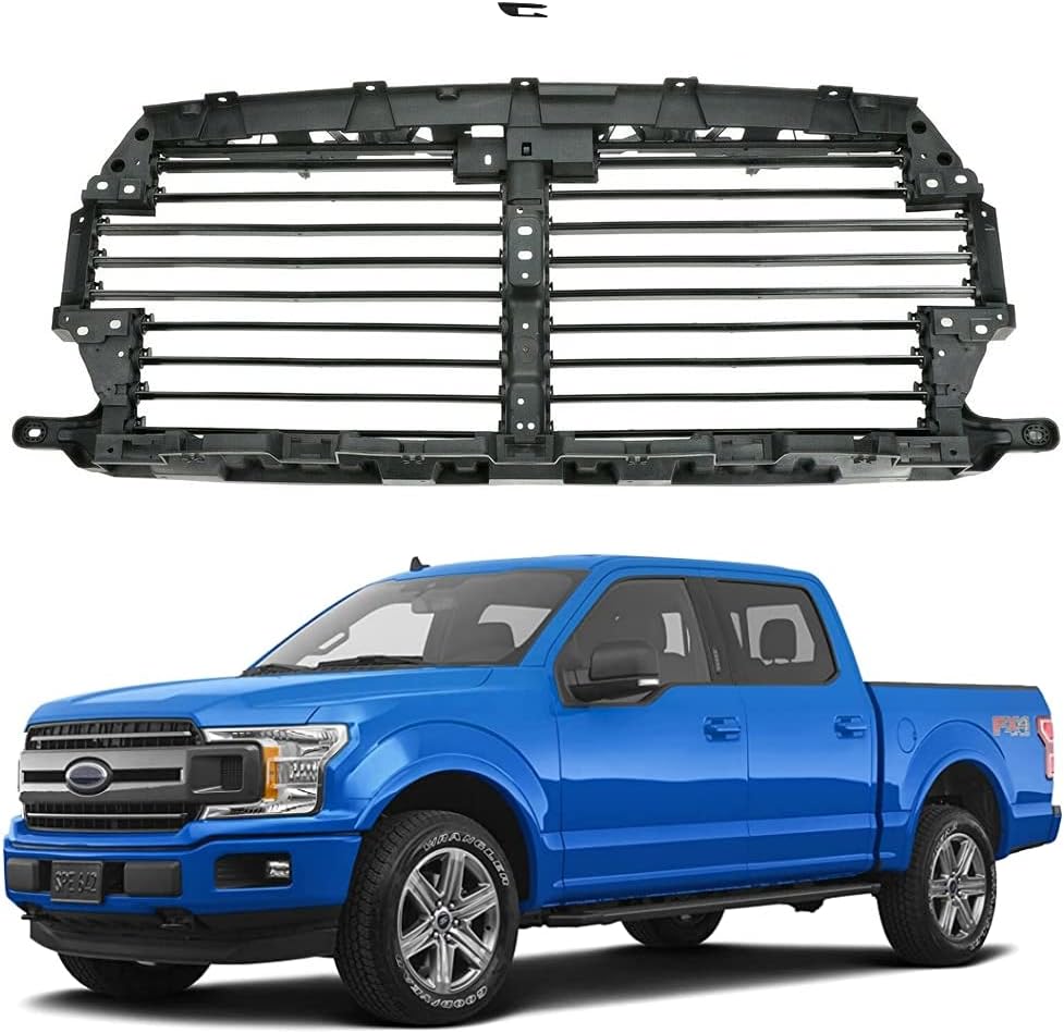Amazon.com: IAMAUTO 23727 Upper Radiator Grille Shutter Assembly Active With ACTUATOR INCLUDED ...