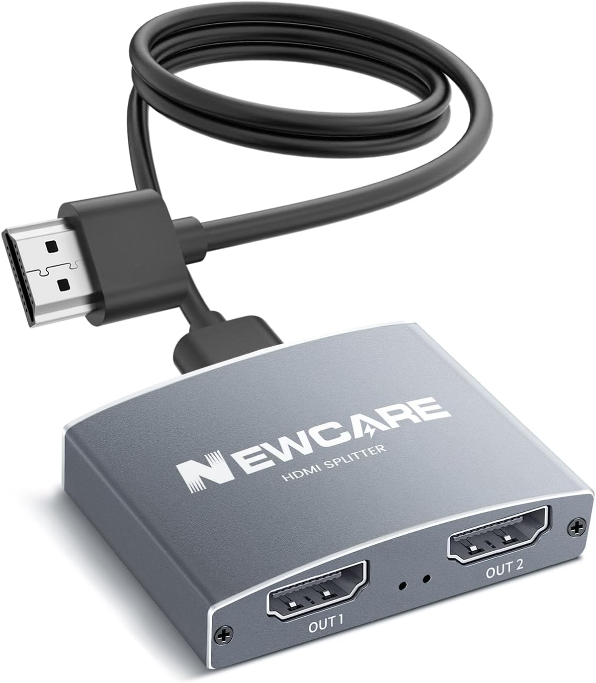Amazon.com: NEWCARE HDMI Splitter 1 in 2 Out, 4K@30Hz HDMI Splitter for ...