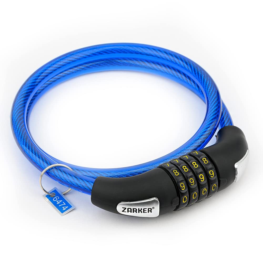 Amazon.com: Zarker NO90 Bike Lock - 3 Feet High Security 4 Digit ...