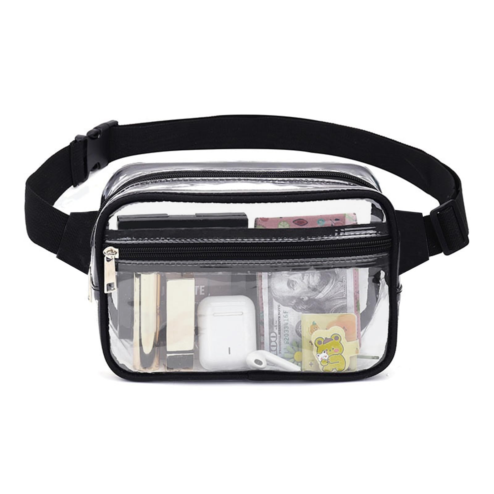 Amazon.com | Clear Fanny Pack - Clear Bag for Stadium Events, Clear ...
