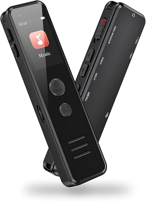 Tonnlog 64GB Digital Voice Recorder, Metal Housing Audio Recorder with ...