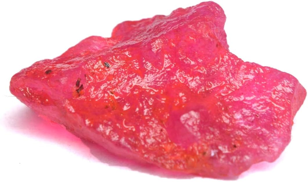 Amazon.com: Raw Red Ruby 8.50 Ct Healing Crystal, Rough Ruby Crystal ...