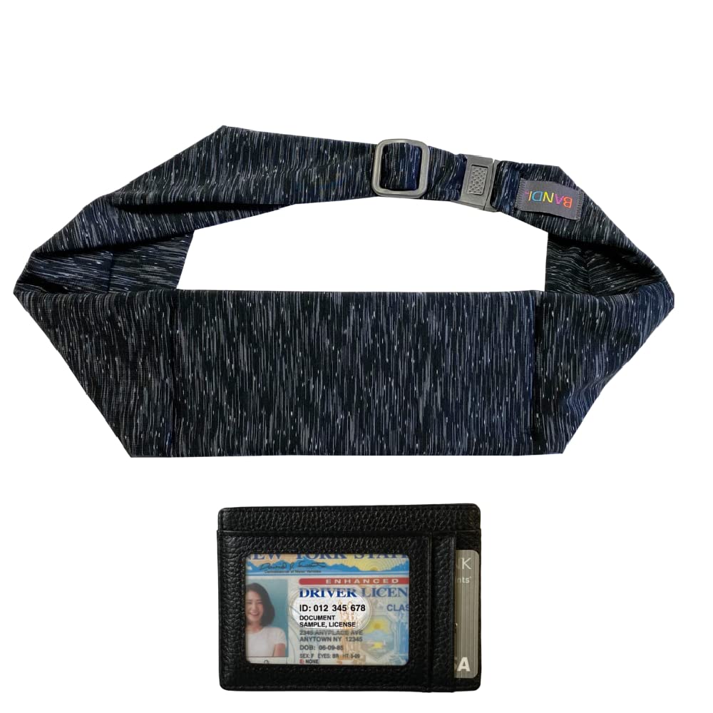 Amazon.com | BANDI Pocketed Belt with Slim RFID-Blocking Wallet - Holds ...