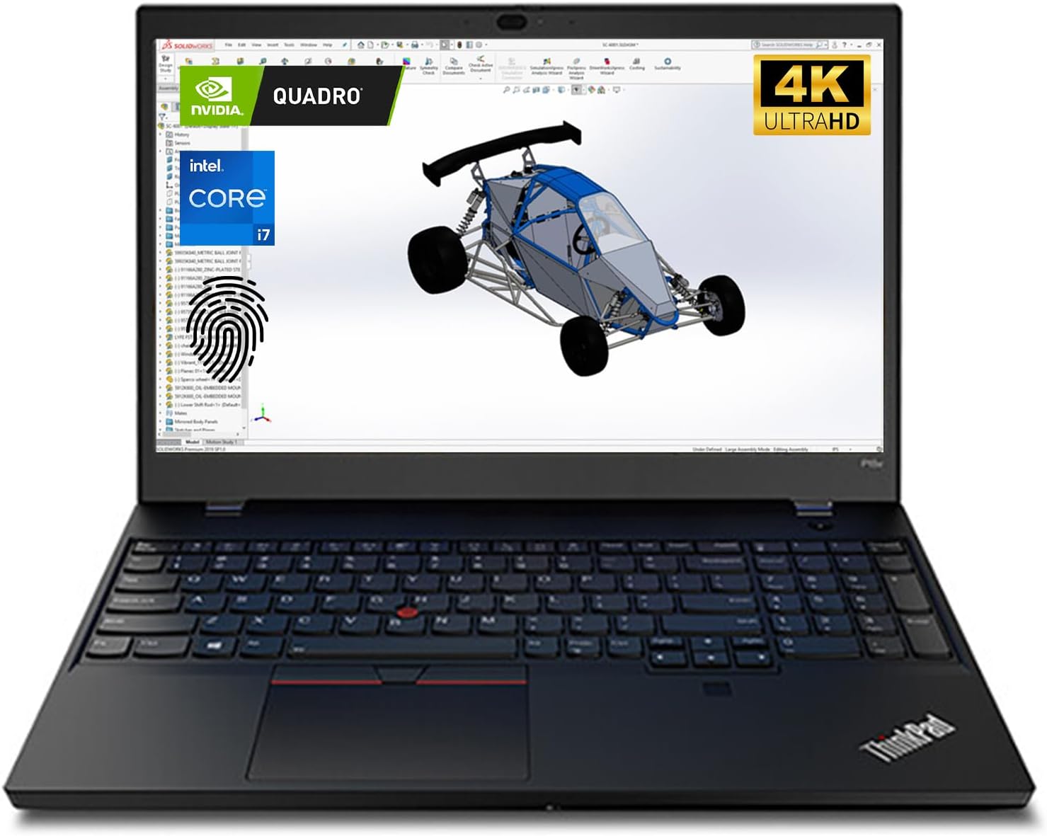 Amazon.com: Lenovo ThinkPad Business Mobile Workstation, 15.6" UHD ...