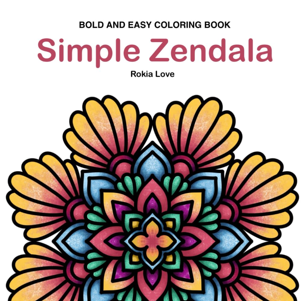 Amazon.com: Simple Zendala Coloring book: Book and Easy Zendala ...