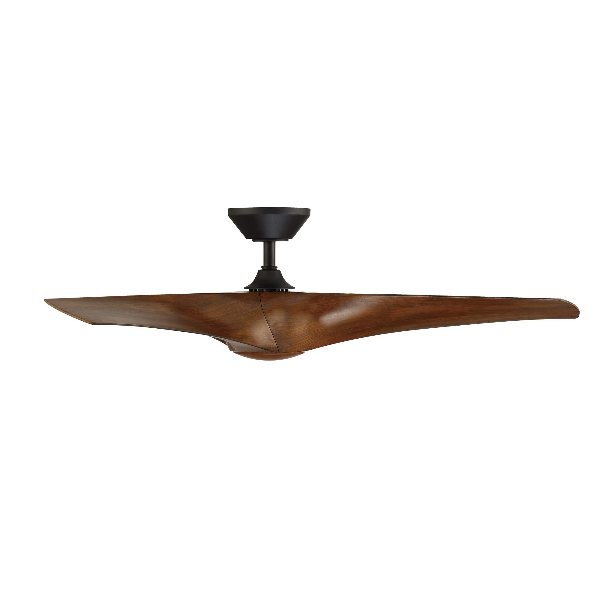 Zephyr Indoor and Outdoor 3-Blade Smart Ceiling Fan 52in Matte Black ...