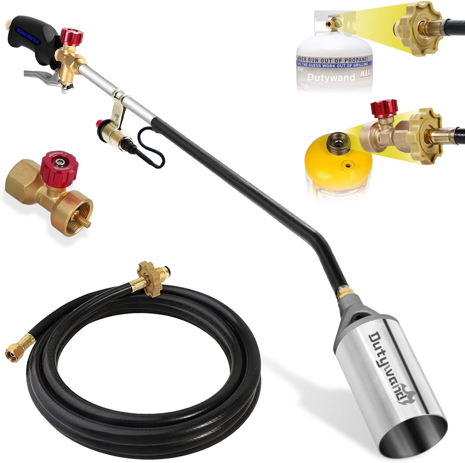 Amazon.com: Propane Torch Burner Weed Torch High Output 500,000 BTU ...