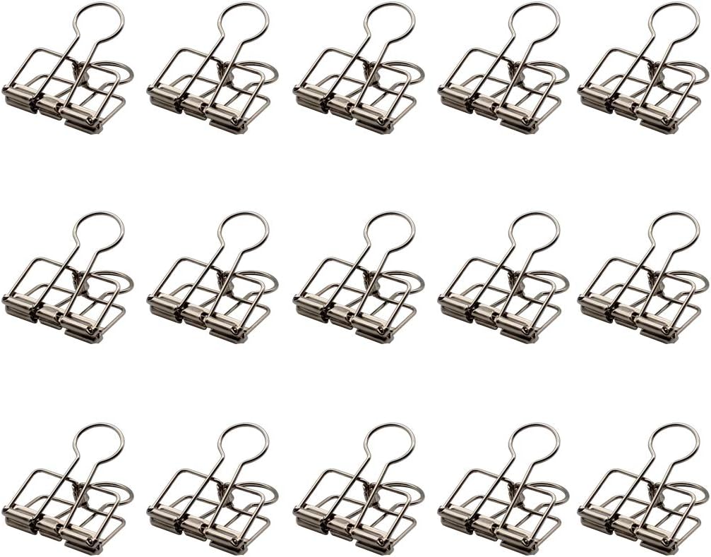 Zoohot 32 mm Silver Drawing Clips – Pack of 15 : Amazon.co.uk ...