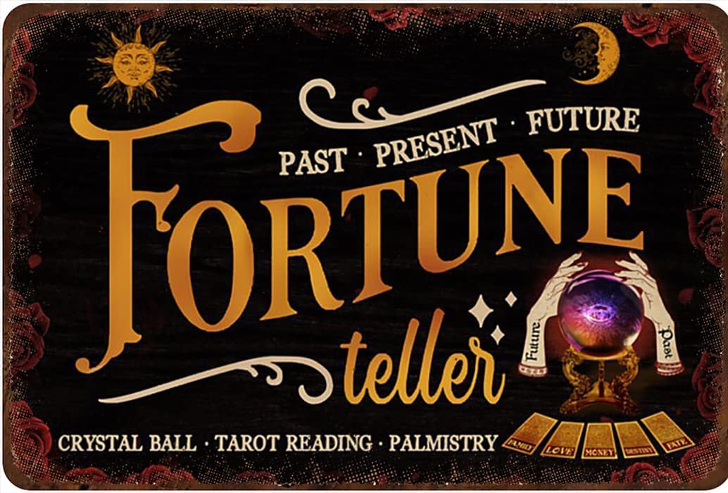 Vintage Fortune Teller Poster