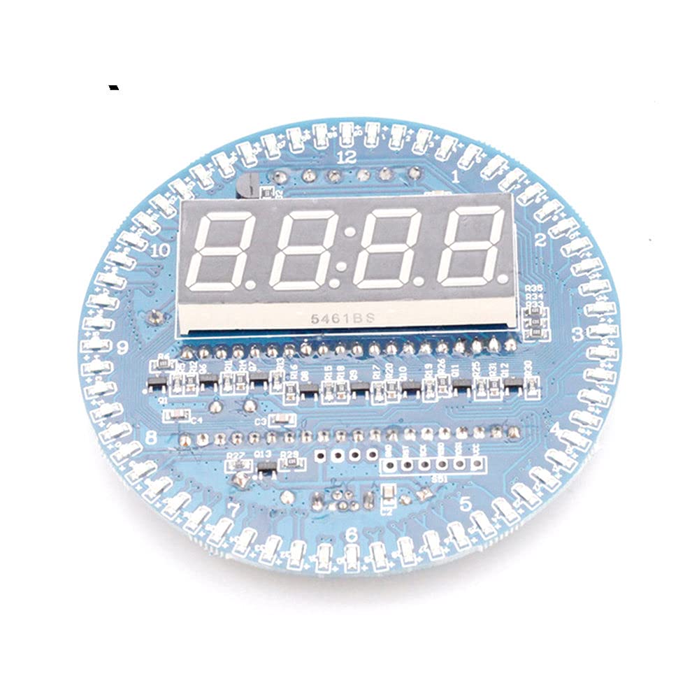 Amazon.com: DS1302 Rotating LED Display Temperature Display Alarm ...