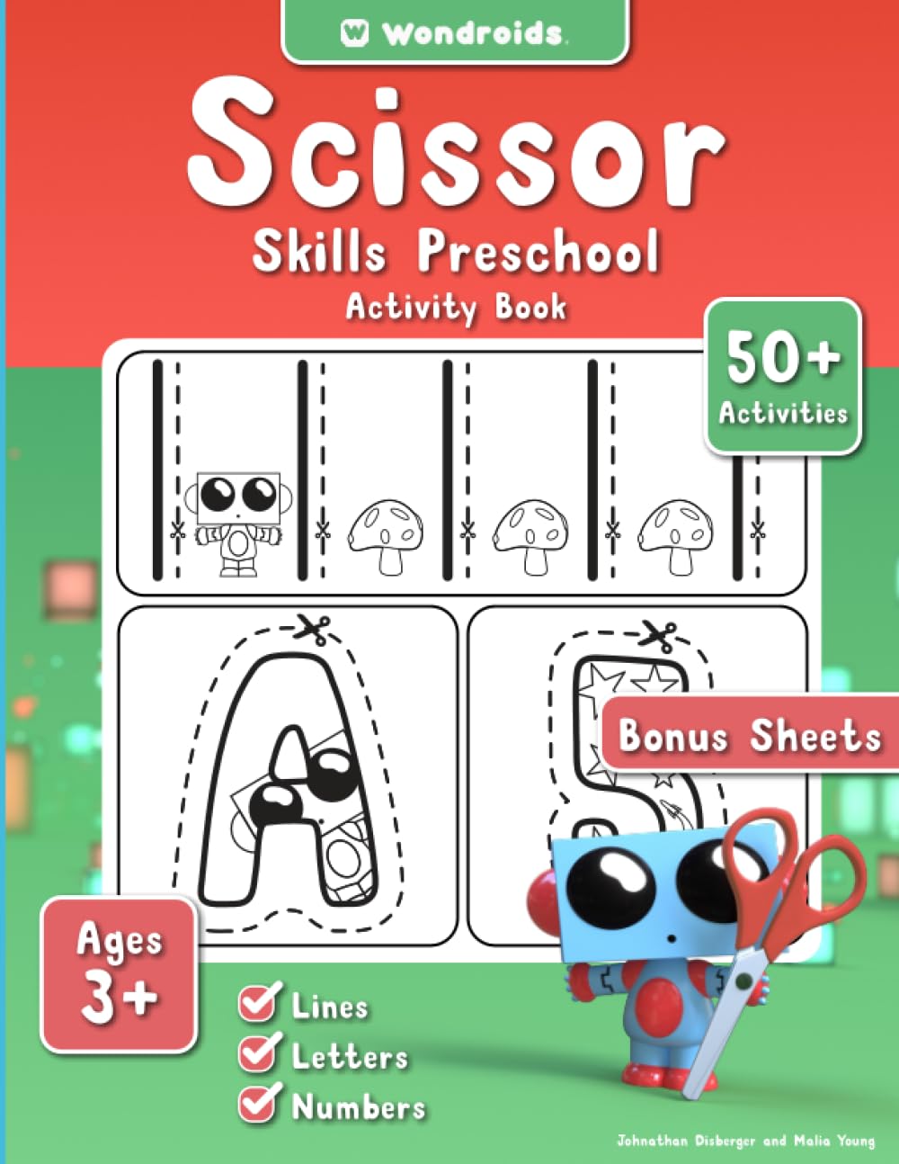 Scissor Skills Preschool Activity Book: Learn to Cut Lines, Letters ...