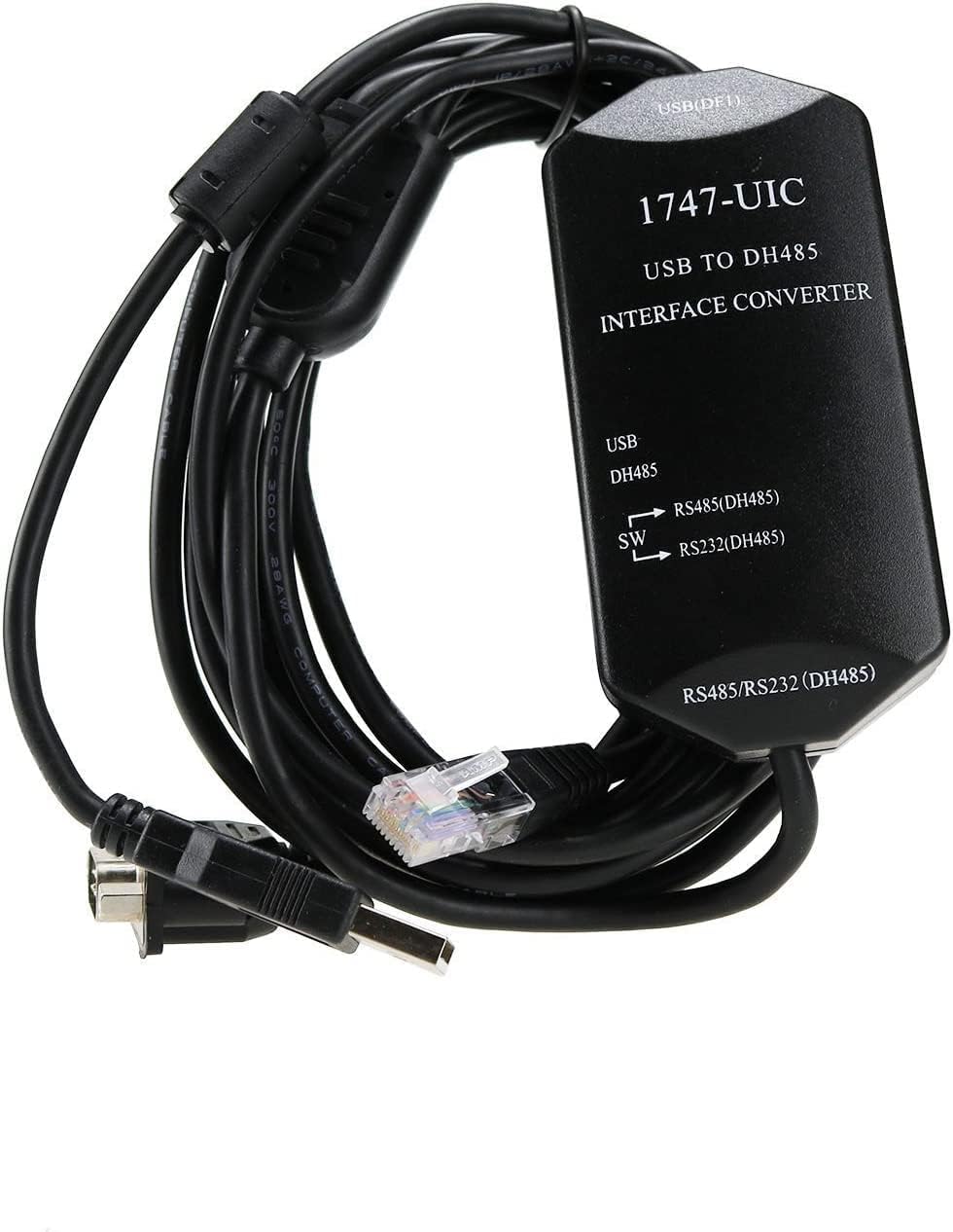 Amazon.com: 1747-UIC(USB-DH485) PLC Programming Cable Compatible with ...