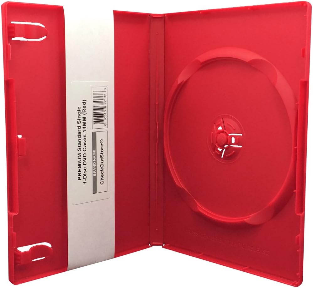 Amazon.com: CheckOutStore (6) Premium Standard Single 1-Disc DVD Cases ...