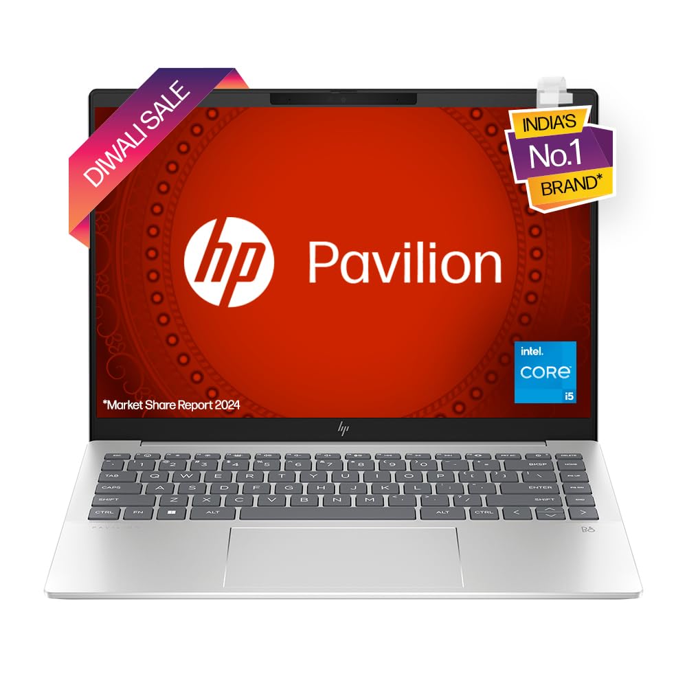 HP Pavilion Plus 14 Laptop, 13th Gen Intel Core i5-1335U, 14-inch (35.6 ...
