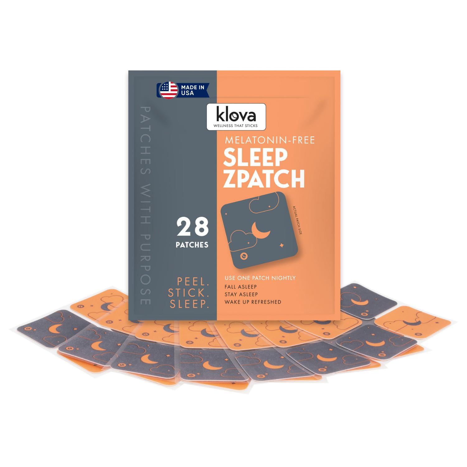Amazon.com: Klova Melatonin-Free Sleep Patches with Ashwagandha, L ...