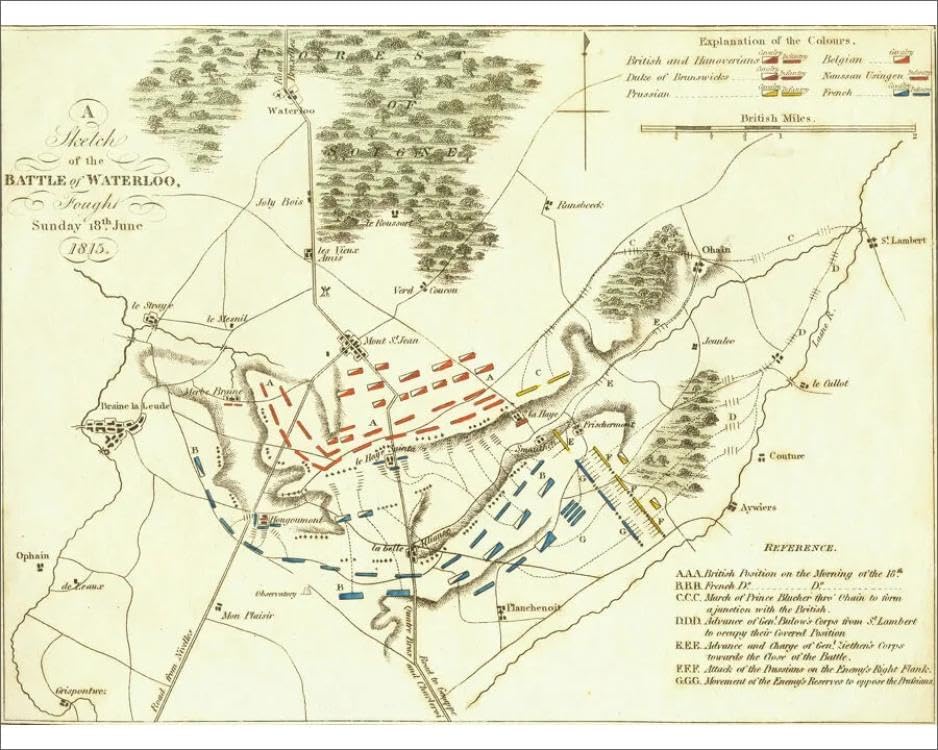 Media Storehouse Battle of Waterloo Print - 18th June 1815 - Print 10 ...