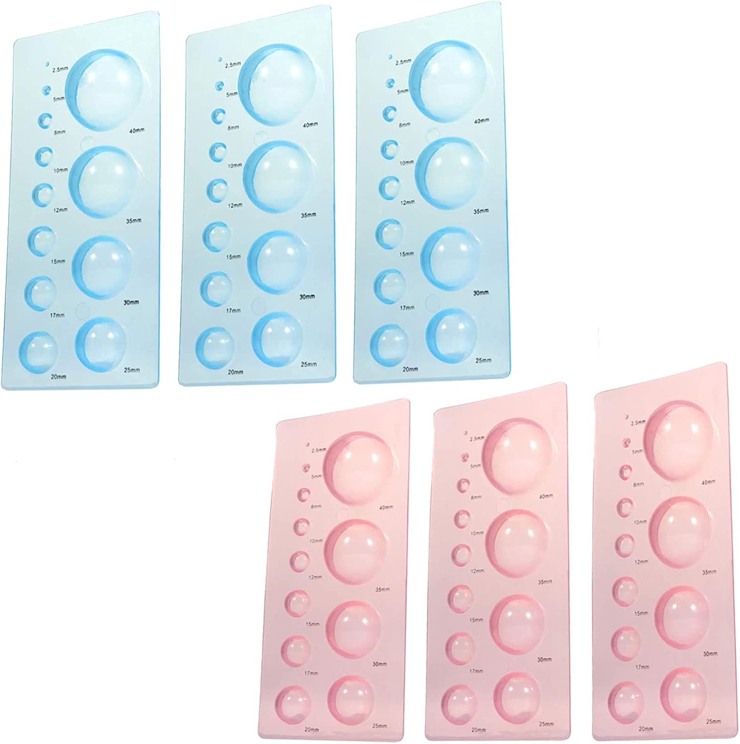 Amazon.com: MIAO YUAN 6 PCS DIY Quilling Roll Paper Mold 3D Dome ...