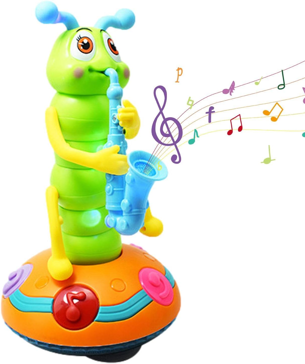 AYBAL Electric Caterpillar Dancing Toy - Realistic Musical Caterpillar ...