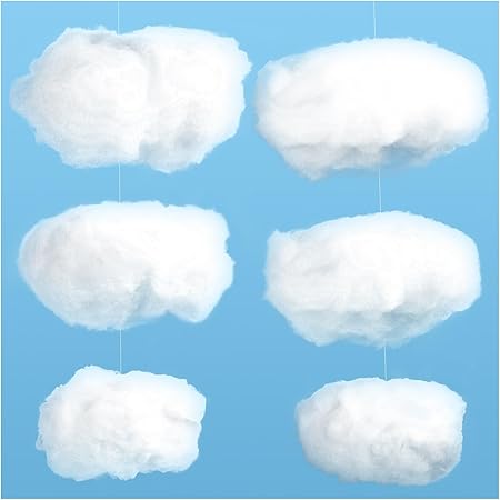 Amazon.com: Artificial Cloud Props, Imitation 3D Cloud Hanging ...