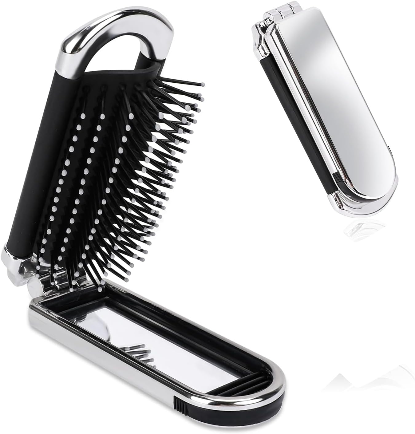 Amazon.com : 1 Pack Small Folding Travel Hair Brush for Women Mini ...