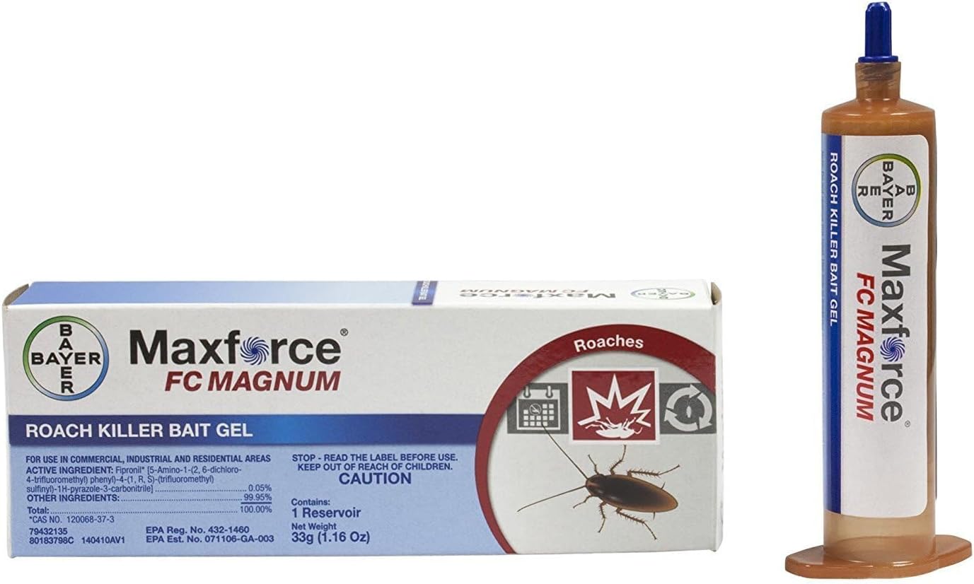 Amazon.com : Bayer 79432135 maxforce FC Magnum Roach Killer Bait Gel ...