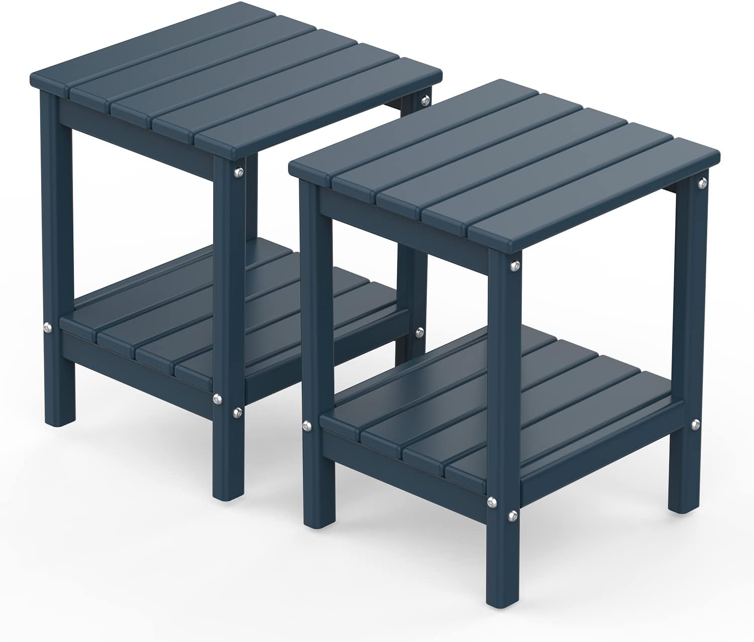 Amazon.com: GREENVINES Adirondack Outdoor Side Table Set of 2, 14’’ x ...